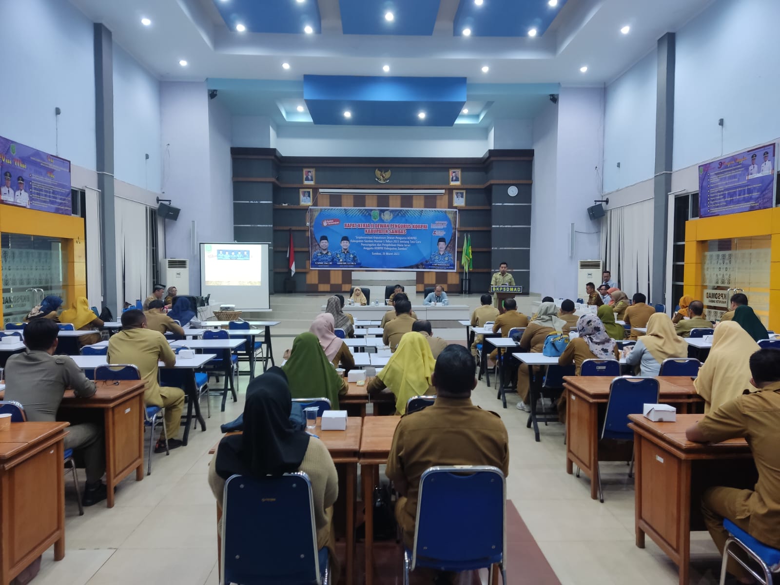 Penyelenggara Rapat Kerja II Dewan Pengurus Korpri Kabupaten Sambas Tahun 2023